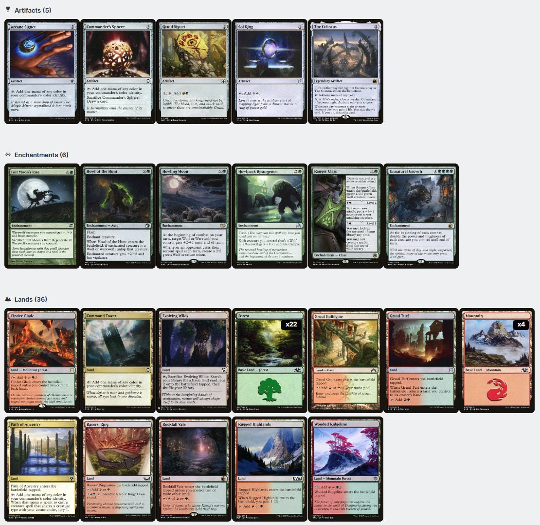 Tovolar, Dire Overlord Werewolves Werewolf Tribal Magic MTG Commander ...