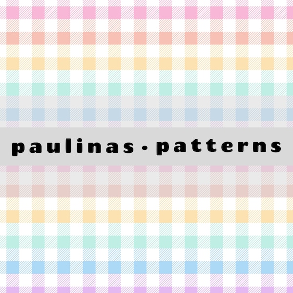 Pastel Gingham - Etsy
