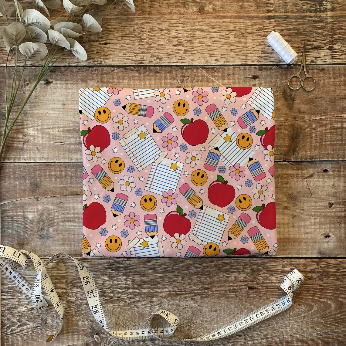 Groovy Teacher Seamless Pattern, Retro School Repeat Pattern, School ...