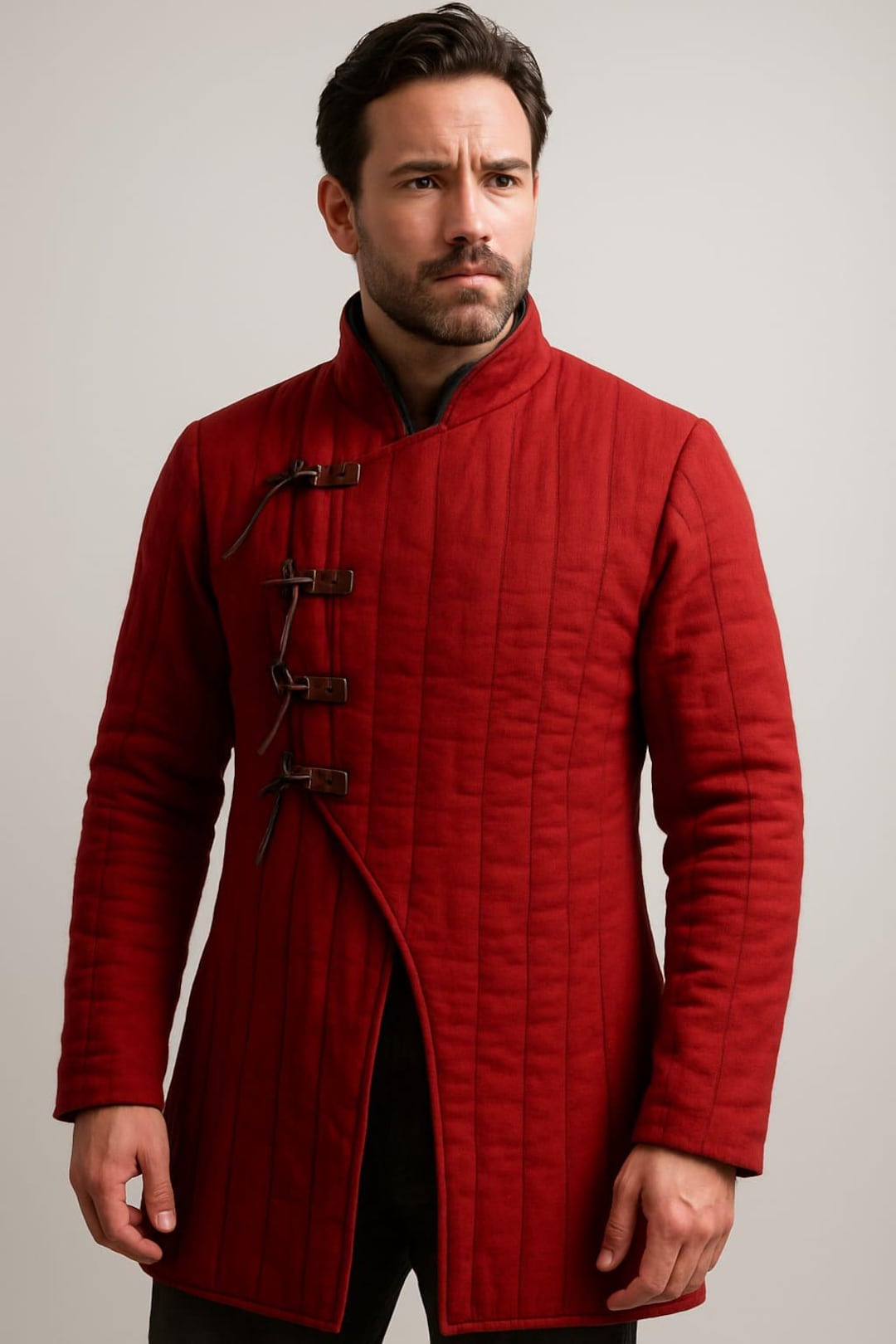 Medieval Red Gambeson Knight Armor Costumes Dress for Theater Jacket ...