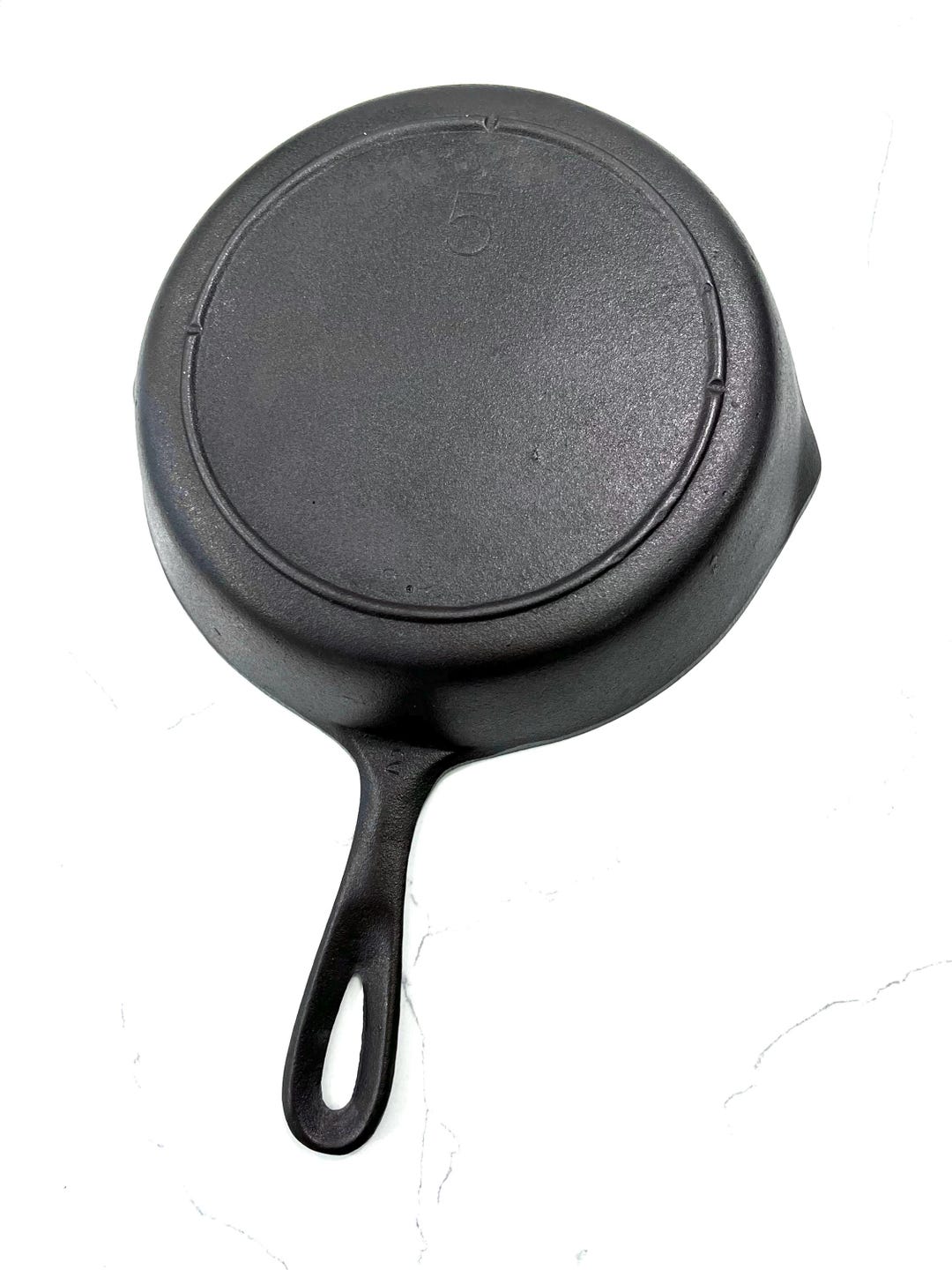Vintage 3 Notch Lodge #5 Cast Iron Skillet - Restored - Etsy