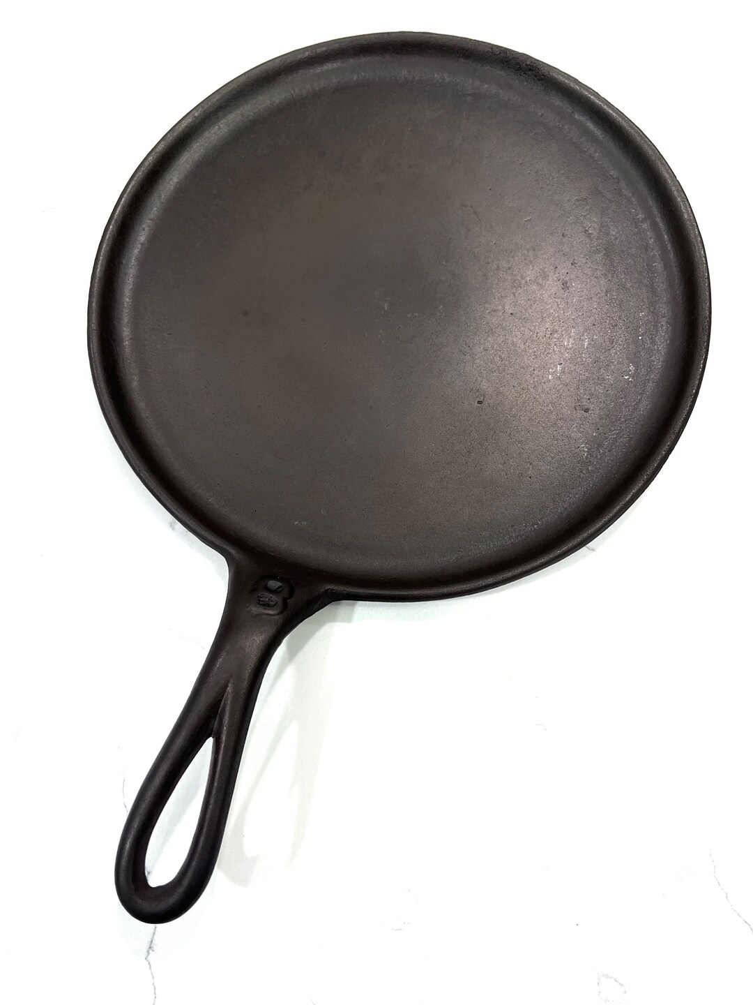 Vintage Raised 8 Cast Iron Griddle Restored - Etsy