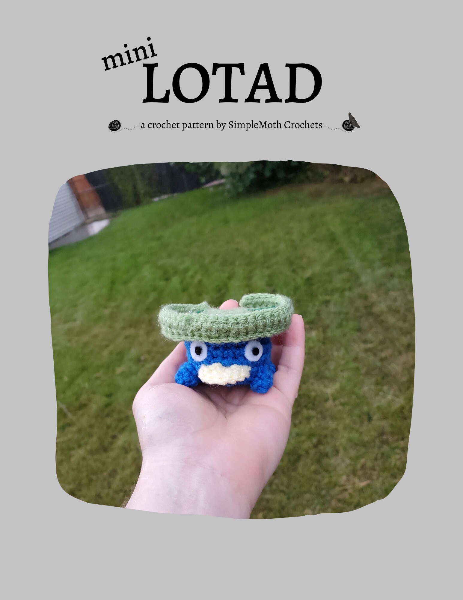 Mini Lotad Crochet Pattern - Etsy