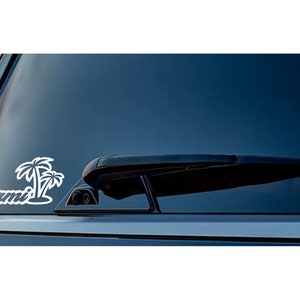 Miami Florida Sticker - 6.5 X 3.9 in Miami Florida Car Sticker for ...