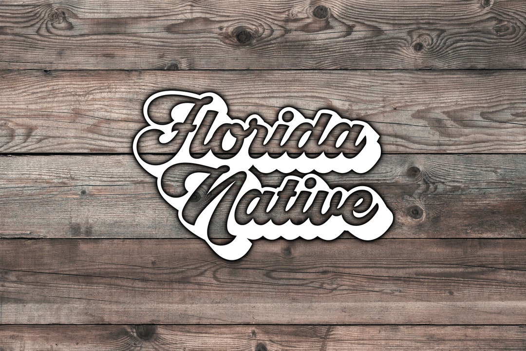 Florida Native Sticker - 6.5 X 4.2 in Florida Car Decal for Florida ...
