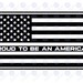 Proud to Be an American Flag Decal/sticker - 7.5 X 4 Inch | Patriotic ...