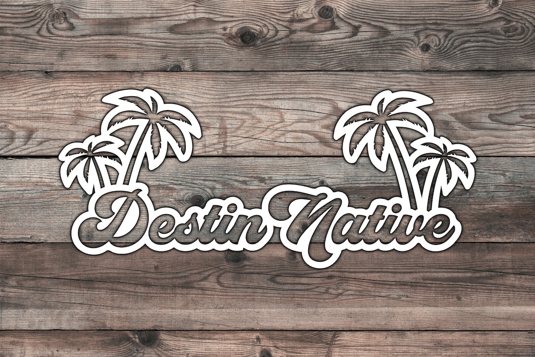 Destin Florida Sticker - 7 X 3 in Destin Florida Car Sticker for ...