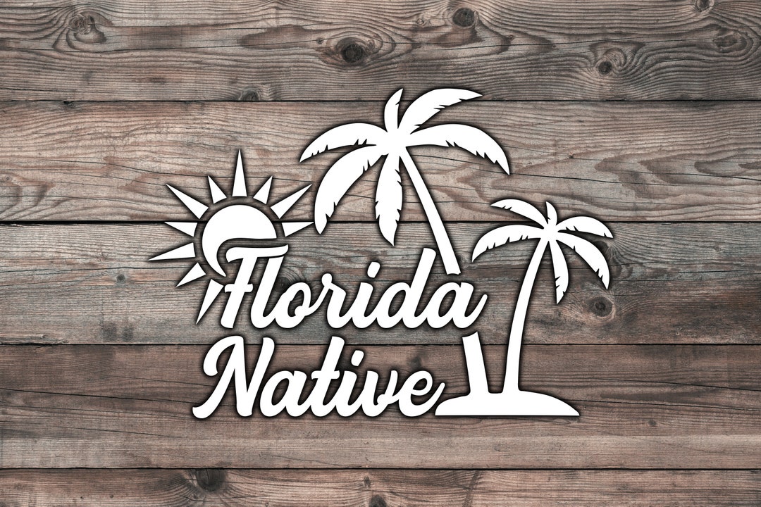 Florida Native Sticker - 5.5 X 3.6 in Florida Car Decal for Florida ...