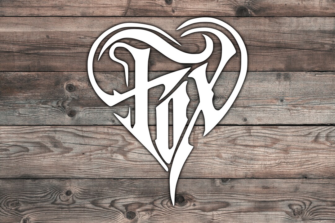 Fox Heart Tribal Decal Vinyl Sticker Graphics 5.5 X 4.8 Inch - Etsy
