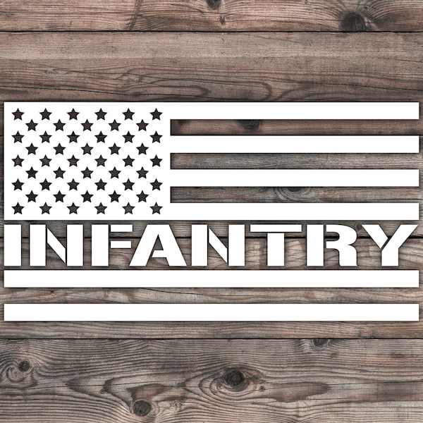 Army Infantry Car Decal - Etsy