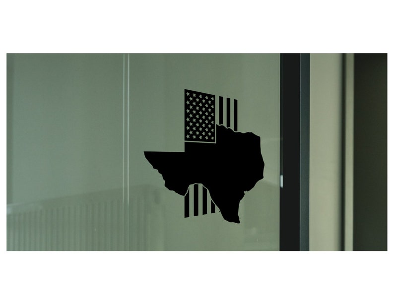 Texas Car Sticker - 6.8 X 6.5 in Texas Truck Sticker for Texas Native ...