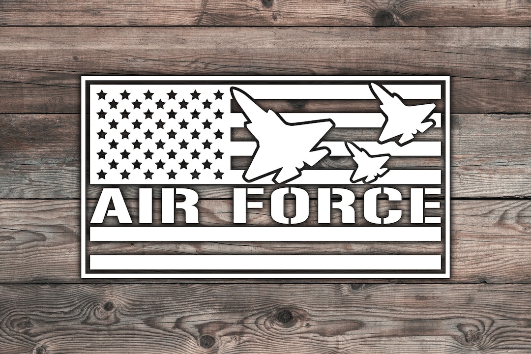 Air Force Sticker - 7.5 X 4 in | Air Force Decal for Veteran Car ...