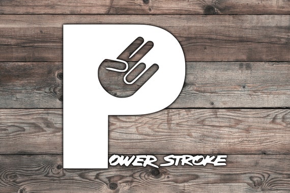 Powerstroke P Decal