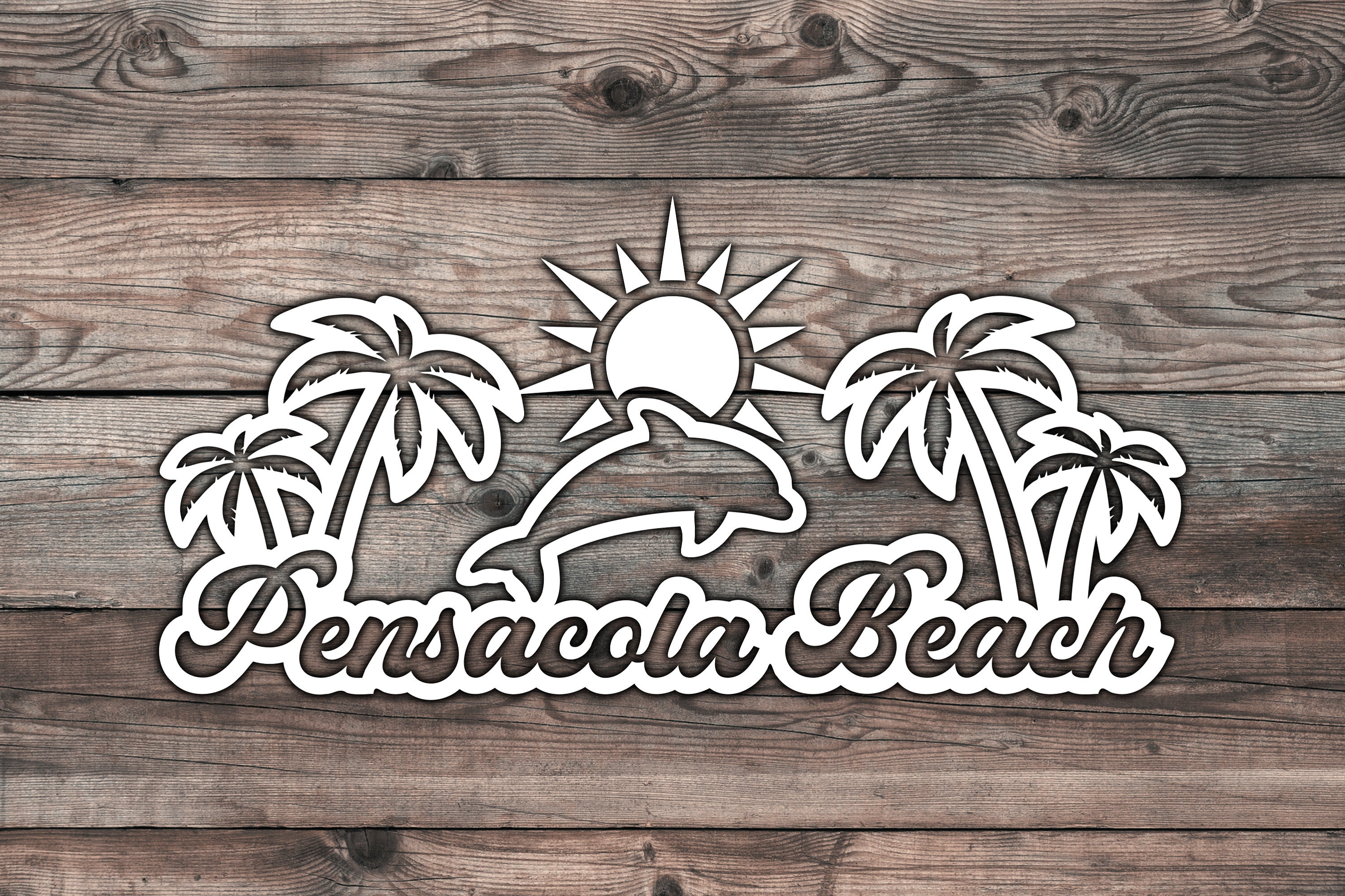 Pensacola Florida Sticker 7 X 3.4 in Hurricane Ian Florida Strong ...