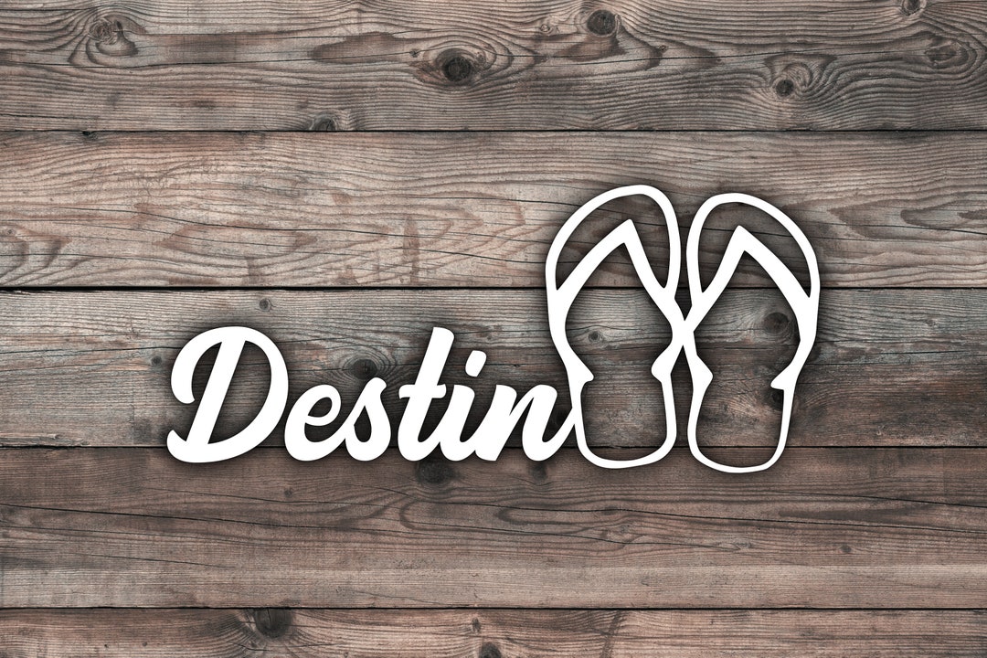 Destin Florida Sticker - 7.5 X 3.3 in Destin Florida Car Sticker for ...