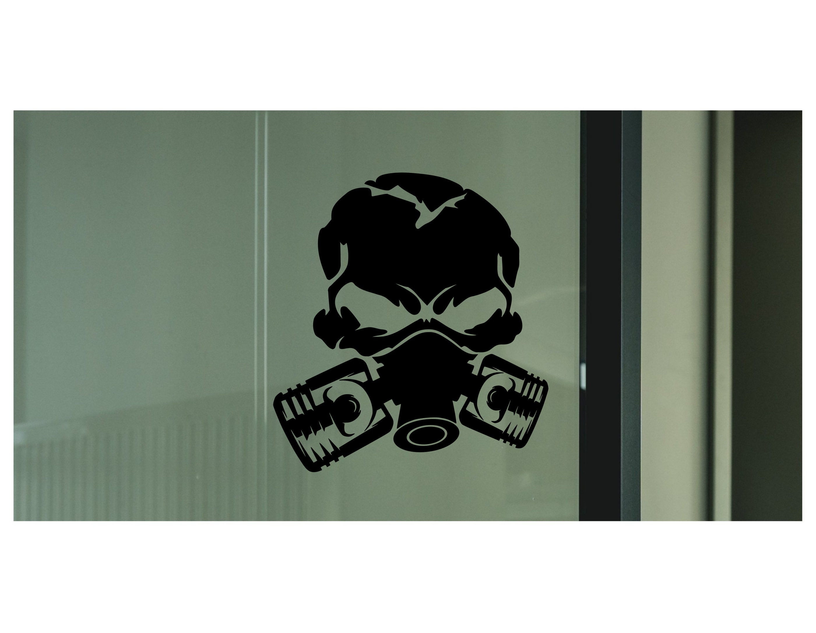 Piston Gas Mask Decal Vinyl Sticker Graphics - 5.5 Inch - Etsy