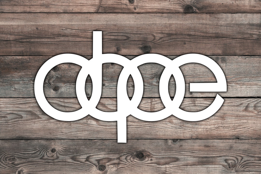 Dope Audi Sticker Decal - 7 X 4.1 Inch | Audi Car Sticker | Dope Audi ...