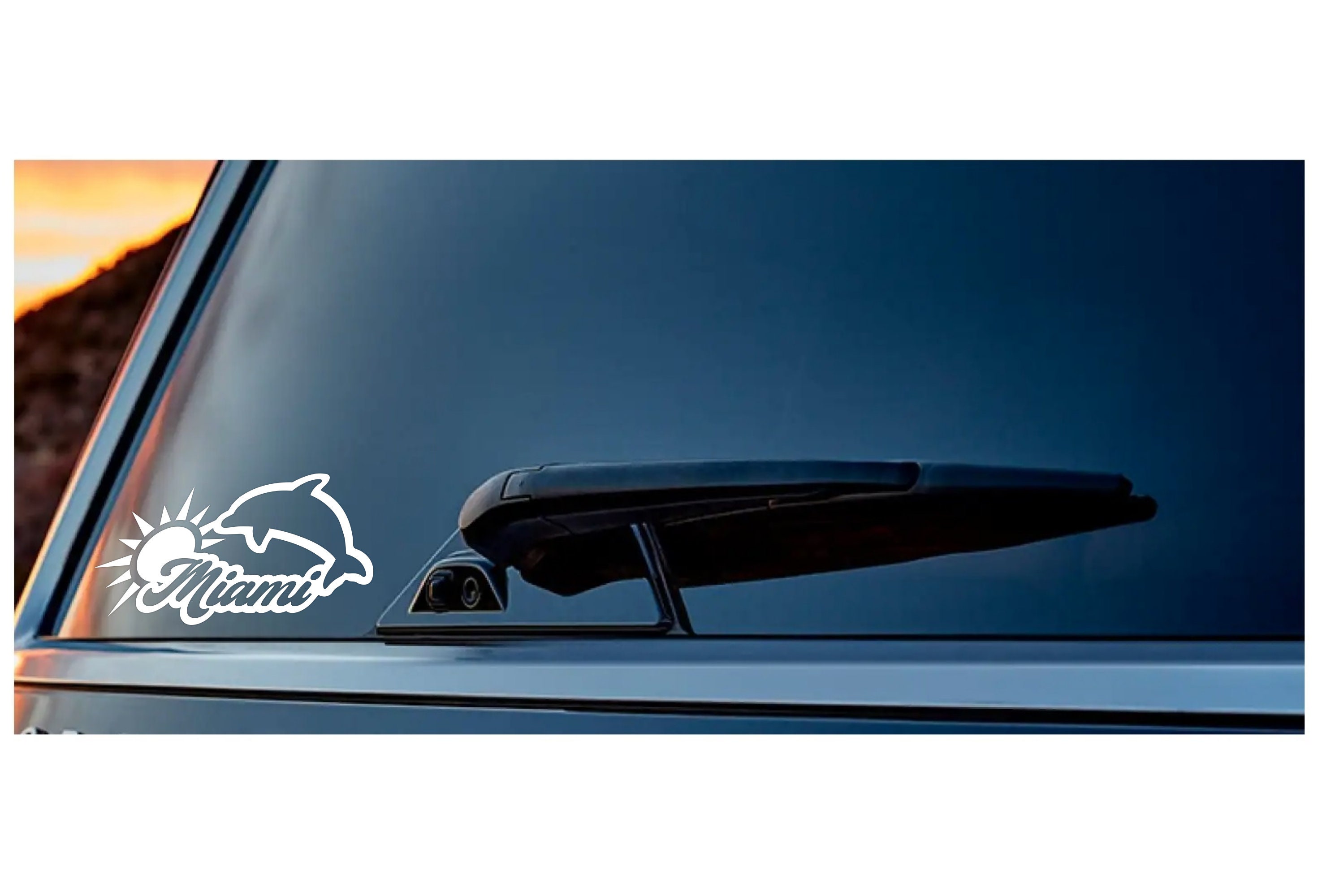 Miami Beach Sticker 5.5 X 2.9 in Miami Florida Car Sticker for Florida ...