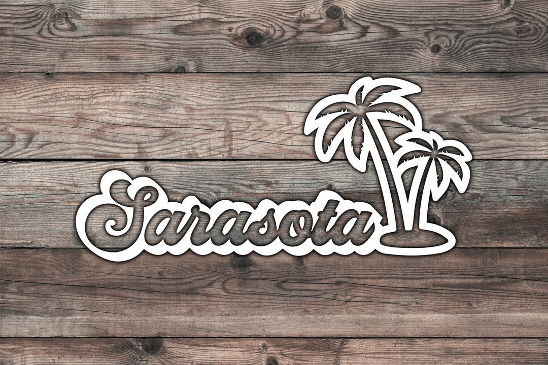 Sarasota Florida Decal Sticker - 6.5 X 3 Inch | Hurricane Sticker ...
