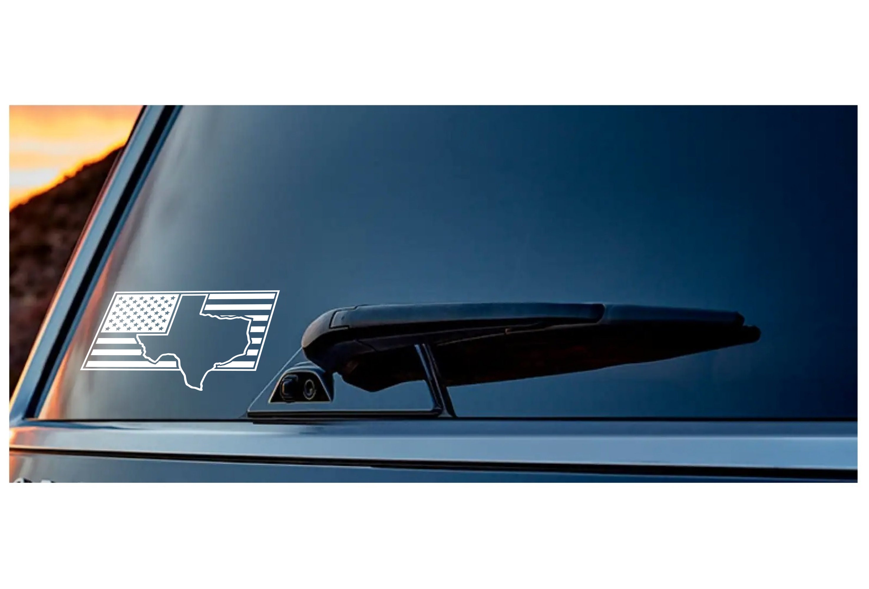 Texas Car Sticker - 7.5 X 5 Inch Texas Truck Sticker for Texas Native ...