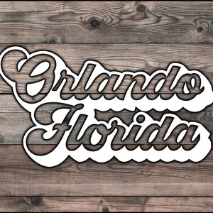 Orlando Florida Decal Sticker 6.5 X 3.6 Inch Orlando Stickers Florida ...