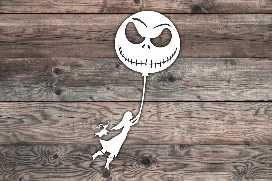 Sally and Zero Sticker Jack Skellington Vinyl Sticker Sally and Zero ...