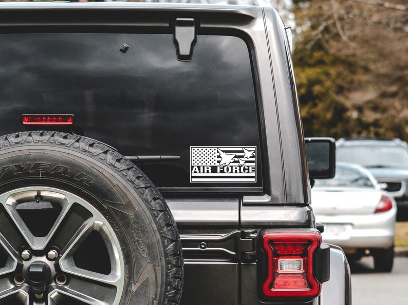 Air Force Sticker 7.5 X 4 in Air Force Decal for Veteran - Etsy