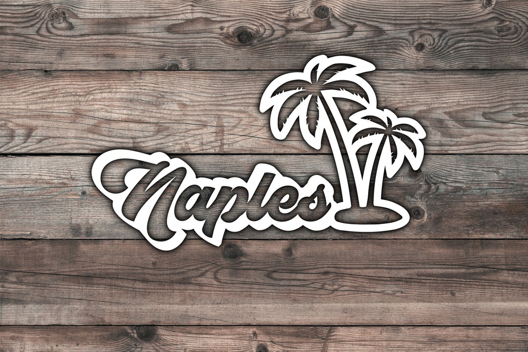 Naples Florida Sticker - 7 X 4 in Naples Florida Car Sticker for ...