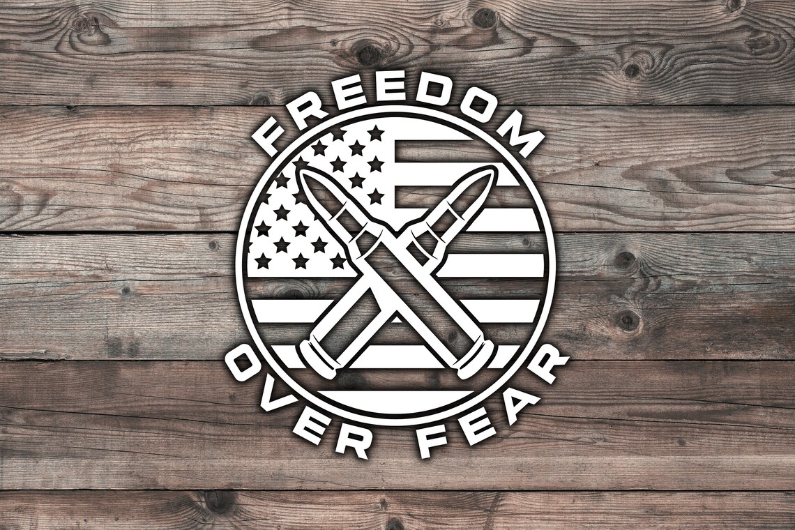 Freedom Sticker 6.2 X 5.5 in Freedom Decal USA Flag Sticker - Etsy