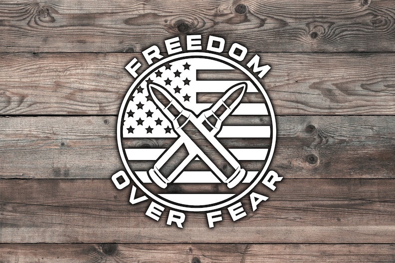 Freedom Sticker 6.2 X 5.5 in Freedom Decal USA Flag Sticker - Etsy