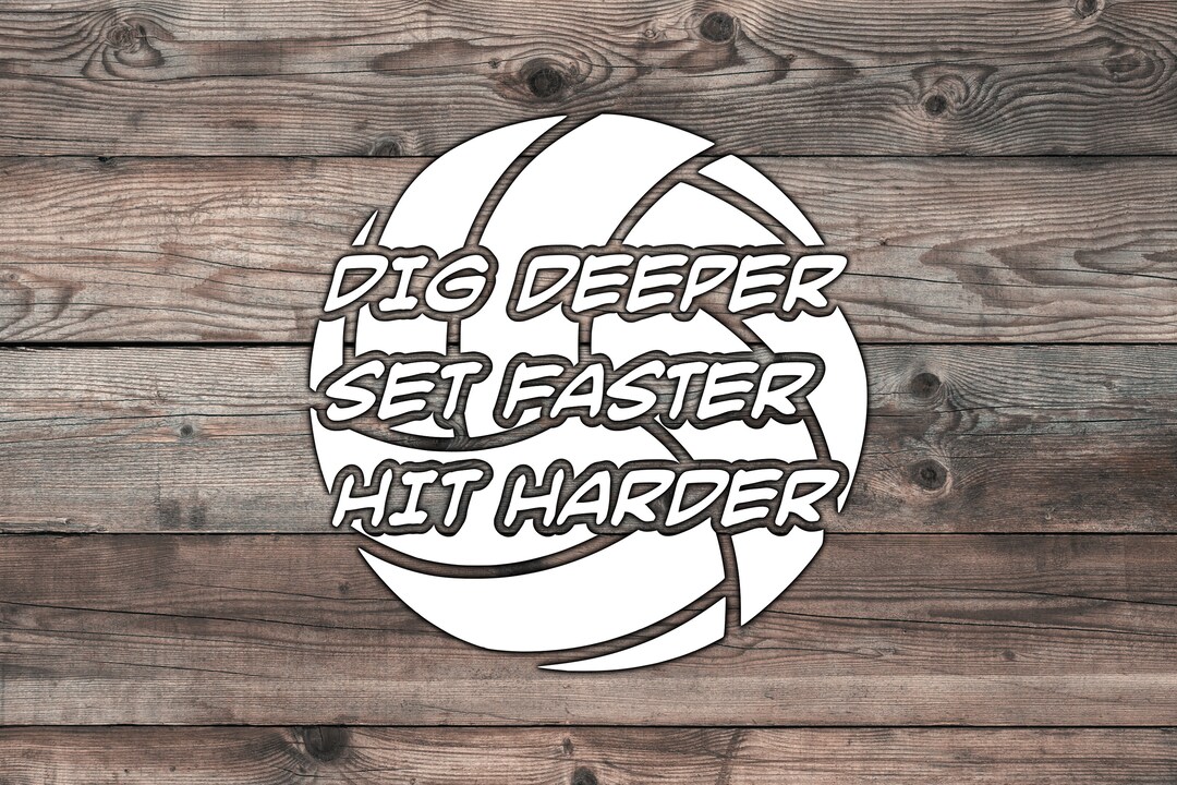 Volleyball Car Decal: Inspirational Sticker for Water Bottle, 5.5" X 5. ...