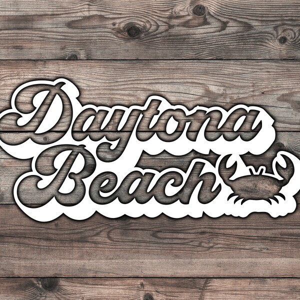 Daytona Beach Sticker - Etsy