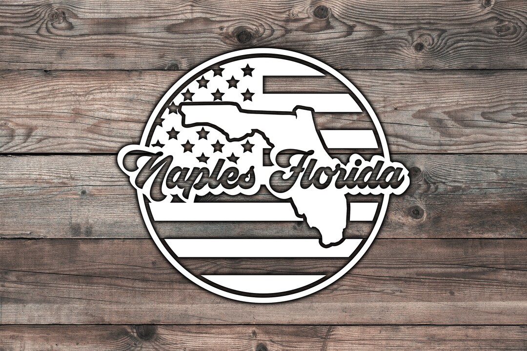 Naples Florida Sticker - 6 X 5.5 in Naples Florida Car Sticker for ...