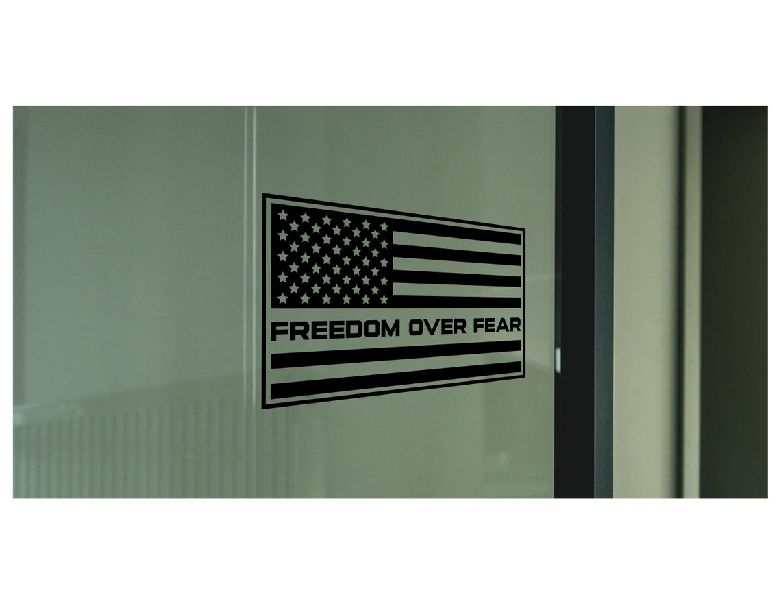 American Flag Sticker - 7.5 X 4 in | Patriotic American Flag Sticker ...