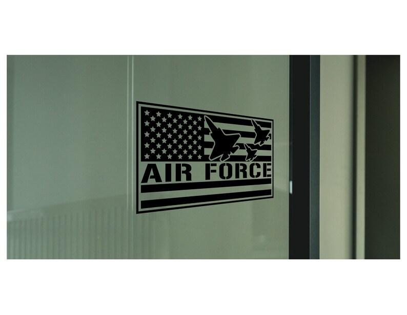 Air Force Sticker 7.5 X 4 in Air Force Decal for Veteran - Etsy