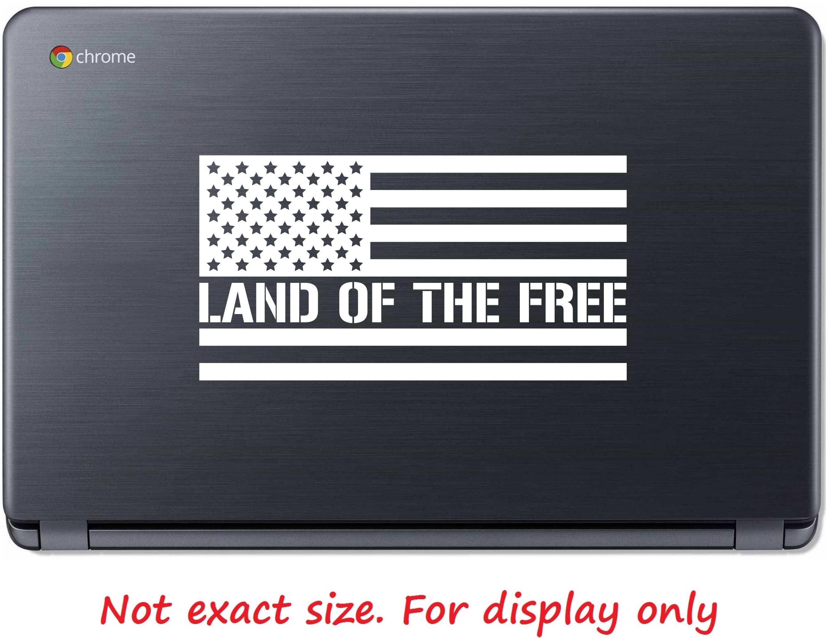 Land of the Free American Flag Decal Sticker 7.5 X 4 Inch - Etsy