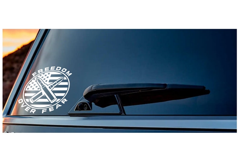 Freedom Sticker 6.2 X 5.5 in Freedom Decal USA Flag Sticker - Etsy