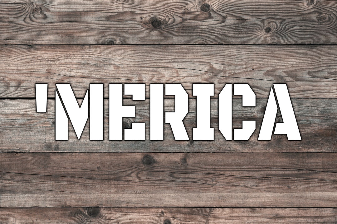 Merica Sticker Decal - 7.5 X 2 Inch | Patriotic Stickers | 'merica Car ...