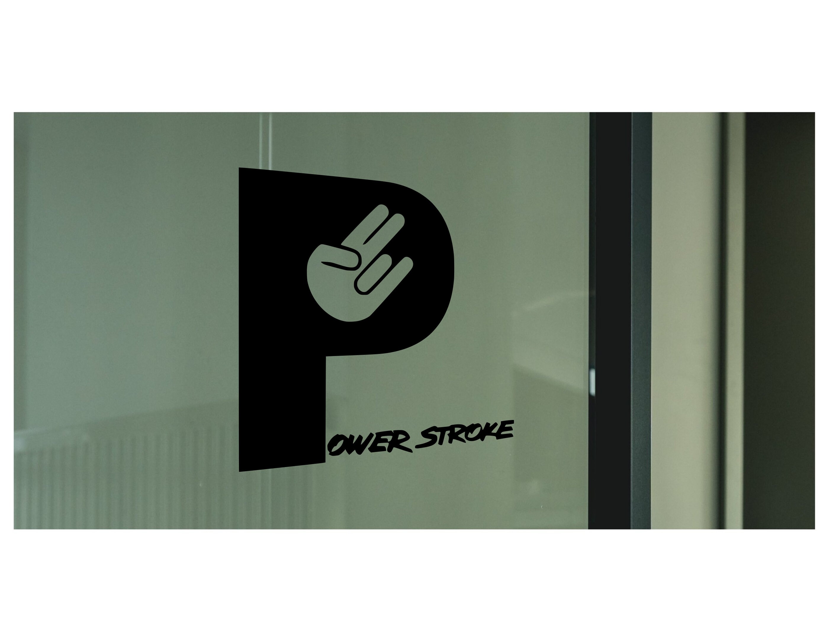 Powerstroke Shocker Hand Decal Vinyl Sticker Graphics 5.5 X - Etsy