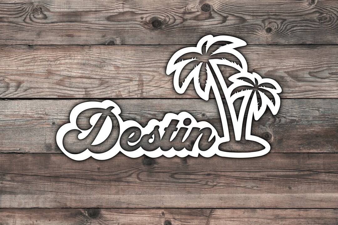 Destin Florida Sticker - 6.5 X 3.6 in Destin Florida Car Sticker for ...