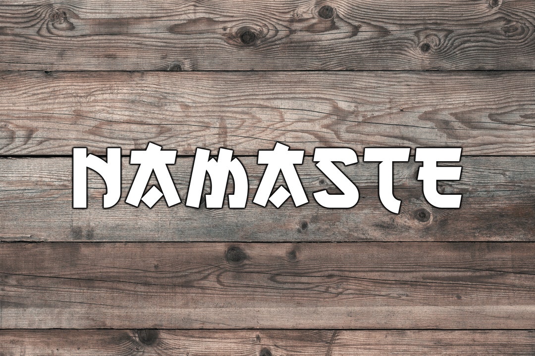 Namaste Sticker - 7.5 X 1.3 in Namaste Car Decal JDM Sticker Drift ...