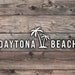 Daytona Beach Decal: Tropical Palm Tree, Florida Vinyl Sticker - Etsy