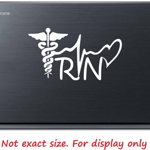 Registered Nurse Lifeline Decal Sticker - 7.5 X 4.1 Inch | Nurse ...