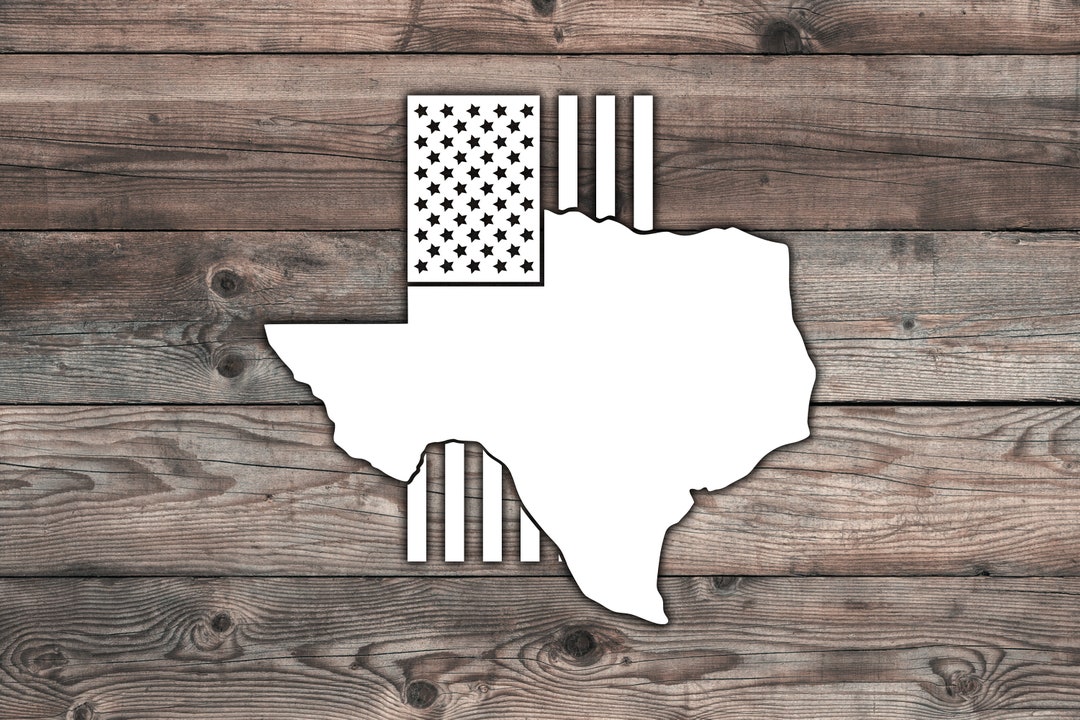 Texas Car Sticker - 6.8 X 6.5 in Texas Truck Sticker for Texas Native ...
