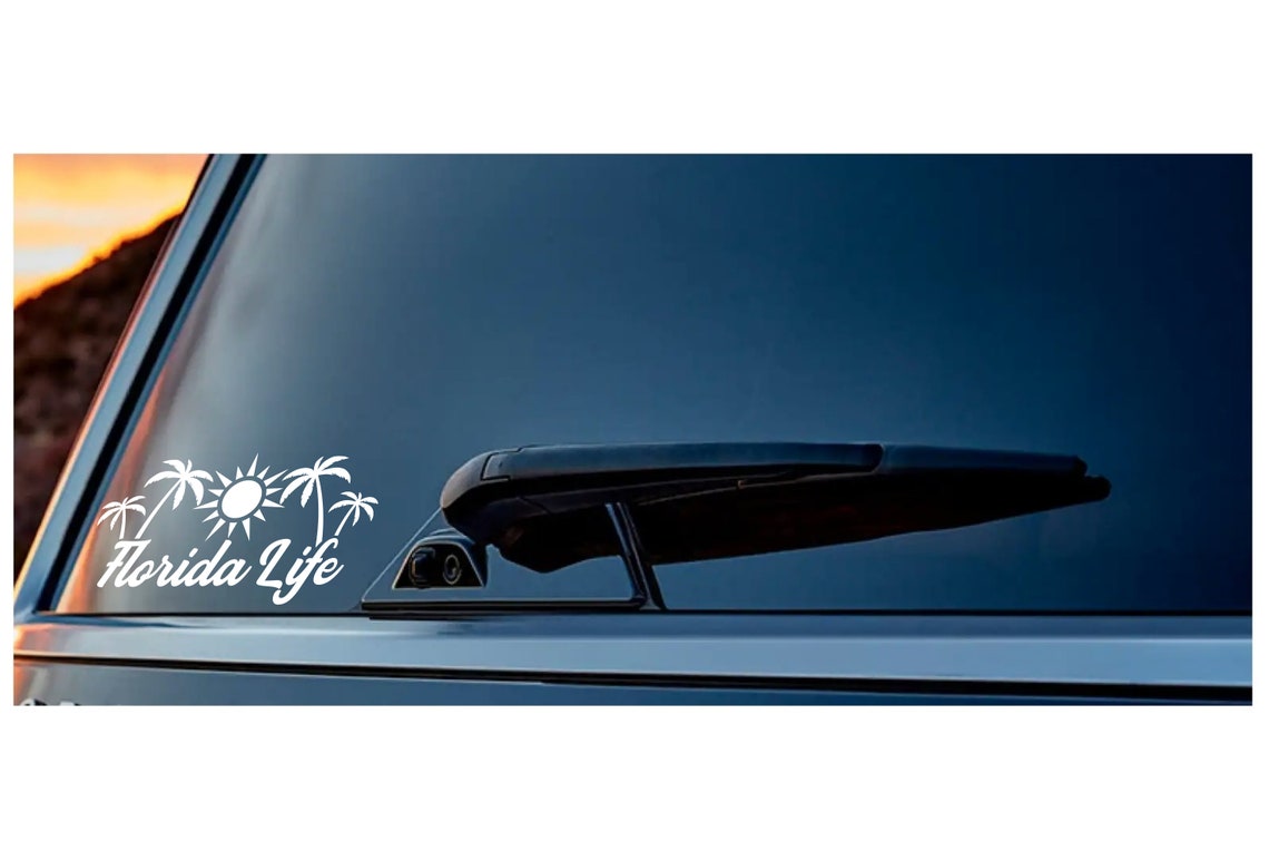 Florida Life Car Decal: Sunshine State Native Sticker (7.5 X 4 In) - Etsy