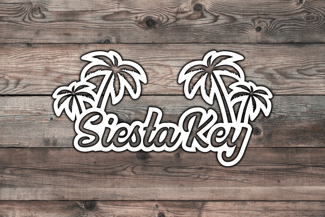 Siesta Key Florida Sticker Decal - 7 X 3.6 Inch | Florida Strong ...
