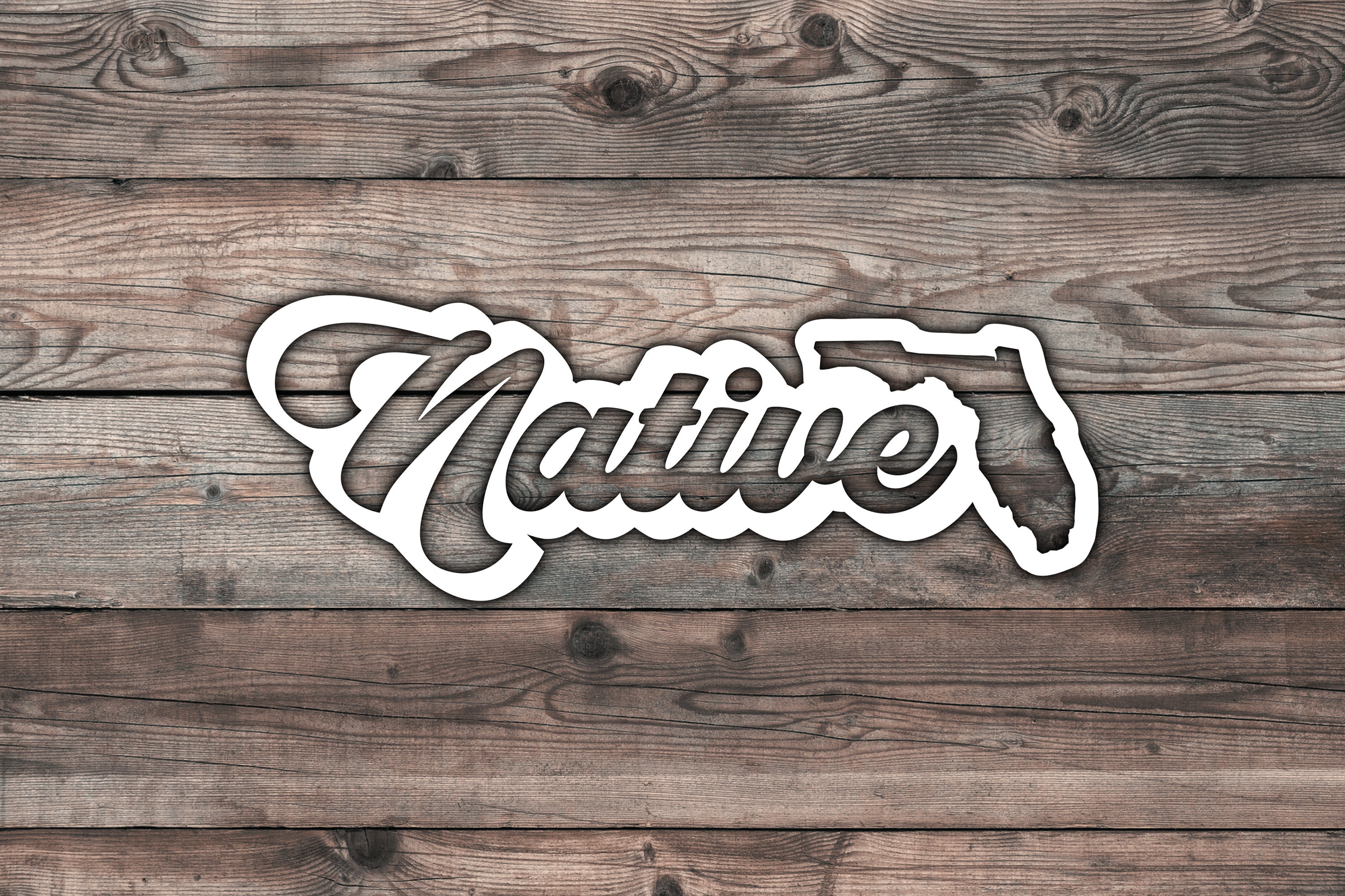 Florida Native Sticker 6.5 X 2.25 in Florida Car Decal for Florida ...