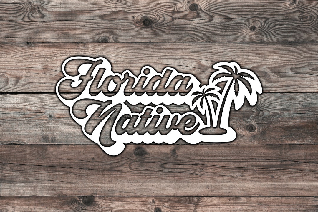Florida Native Sticker - 7 X 3.3 in Florida Car Decal for Florida ...