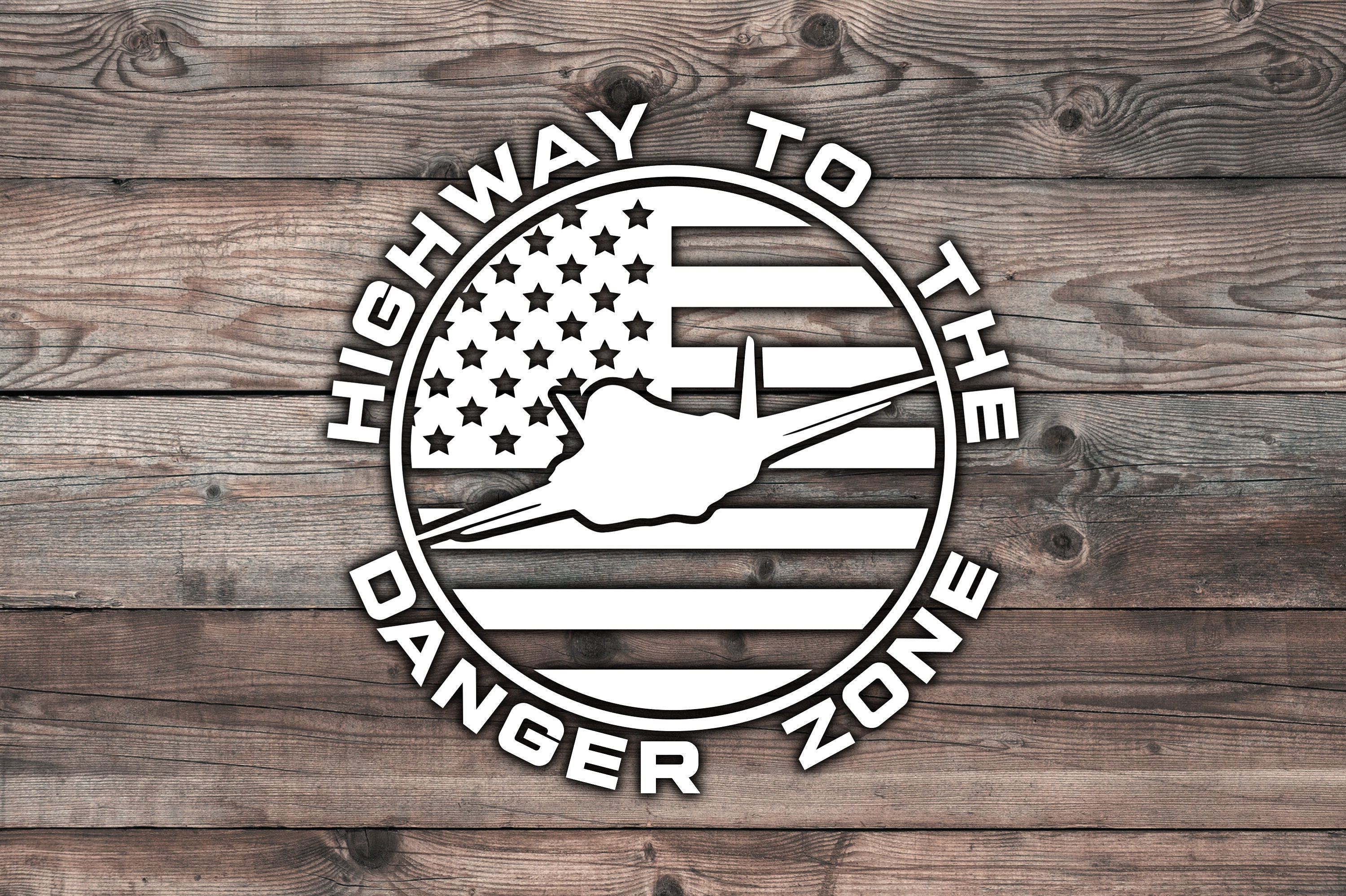 Highway to the Danger Zone Decal Vinyl Sticker Graphics 6.2 X 6.2 Inch ...
