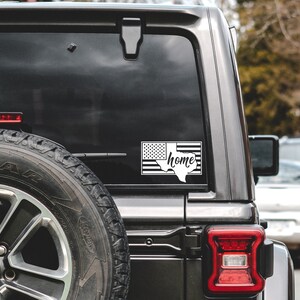 Texas Car Sticker - 7.5 X 5 in Texas Truck Sticker for Texas Native ...